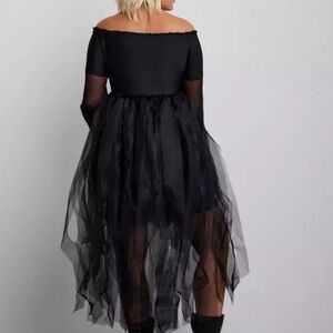 torrid | Dresses | Torrid Black Off Shoulder Whimsygoth Gothic Witch ...